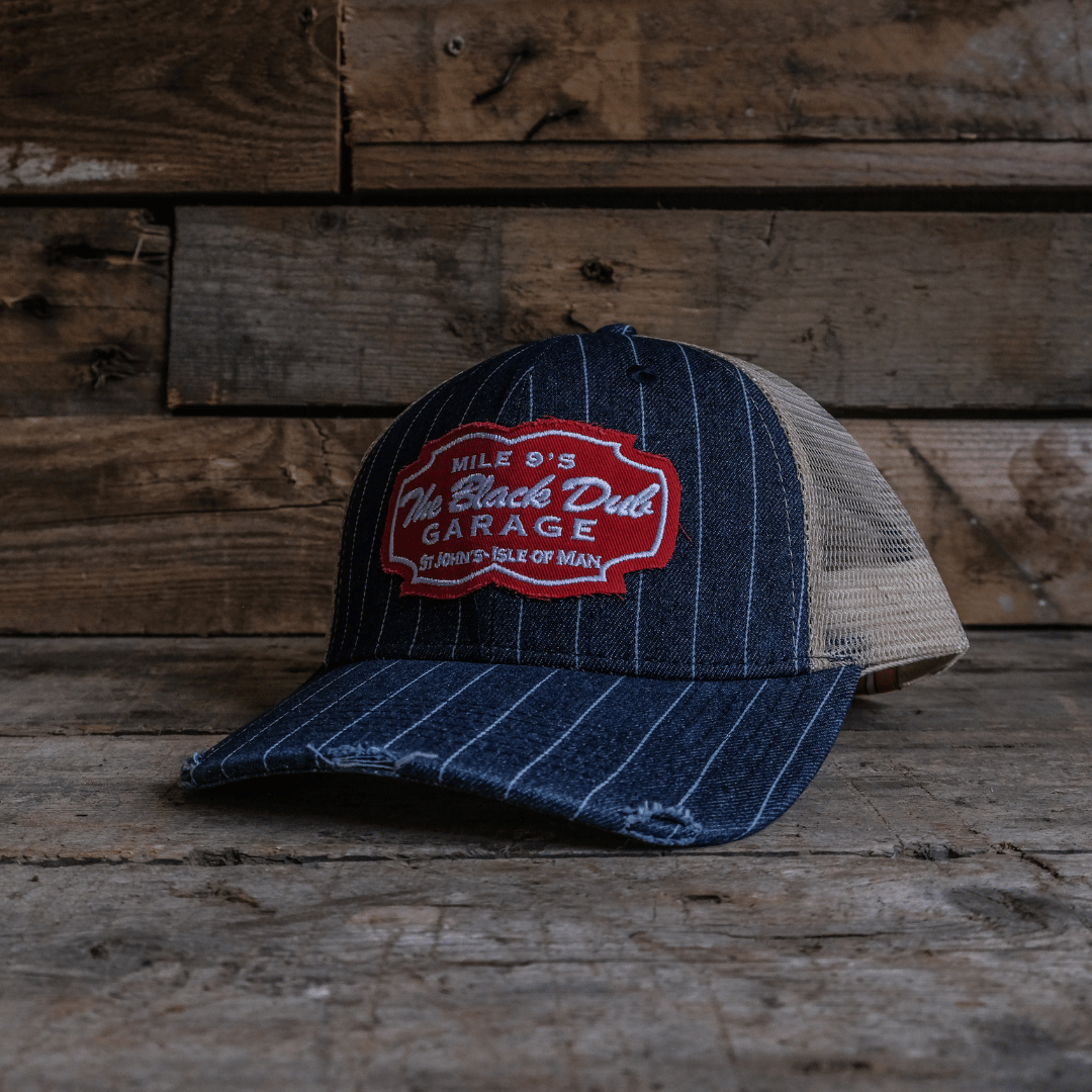Pinstripe Garage Cap - Denim – Uggly and Co